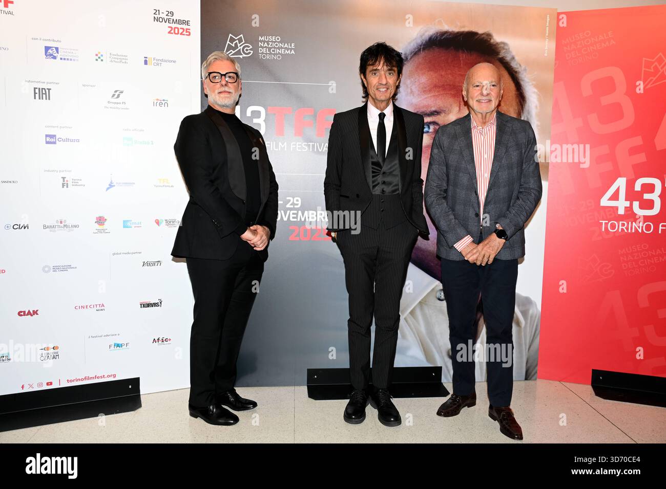 43rd Turin Film Festival 2025, Day 1 - Movie Night. Pictured: Federico ...