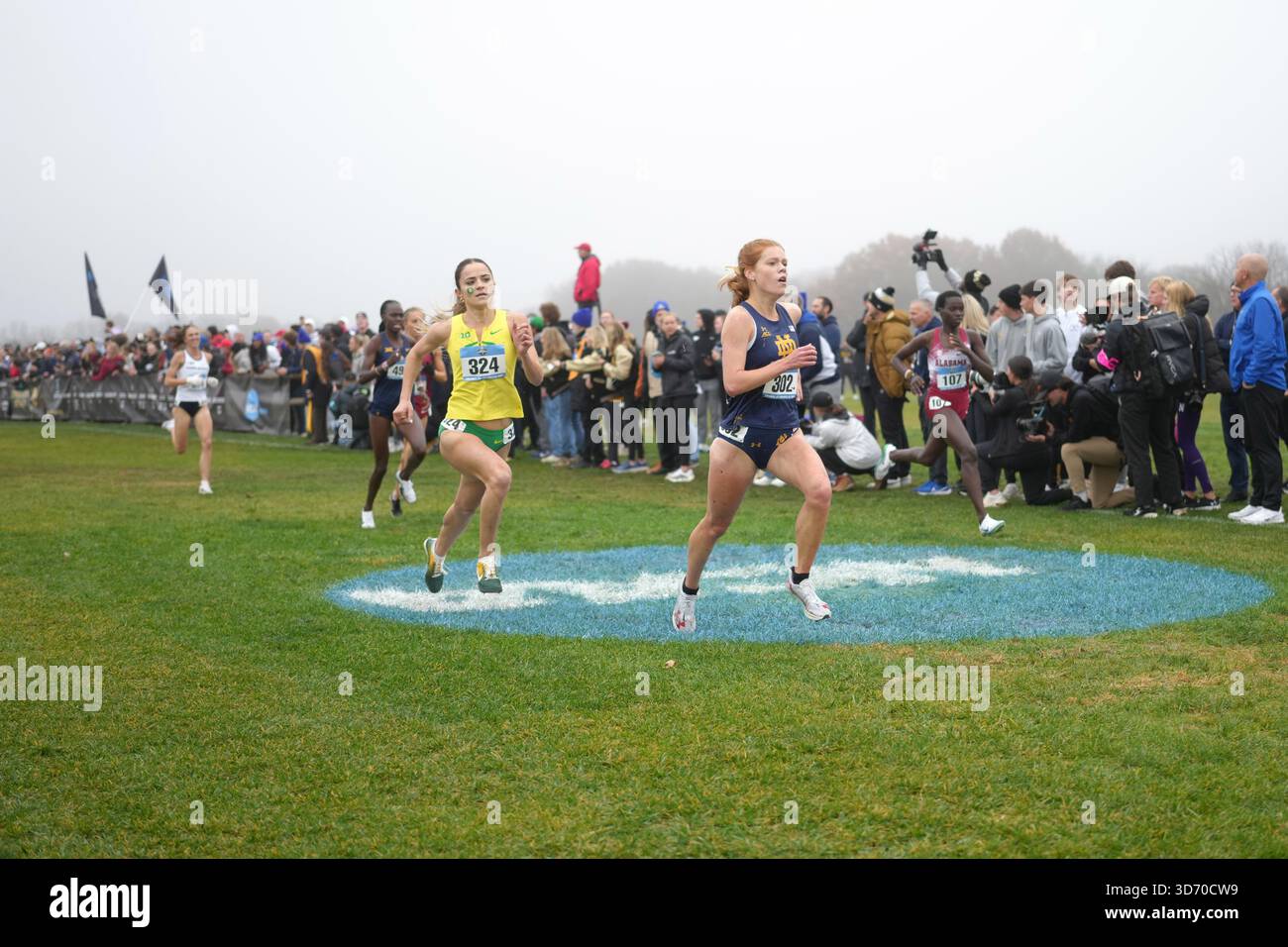 Silan Ayyaildiz of Oregon and Mary Bonner Dalton of Notre Dame place ...