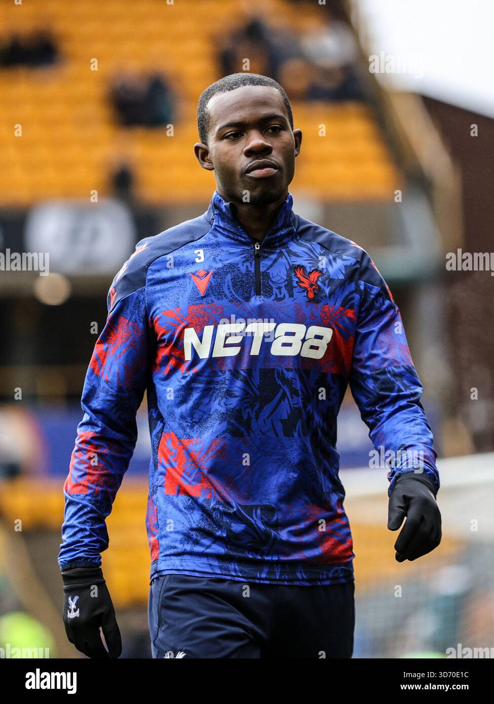 Tyrick Mitchell (3 Crystal Palace) warms up during the Premier League ...