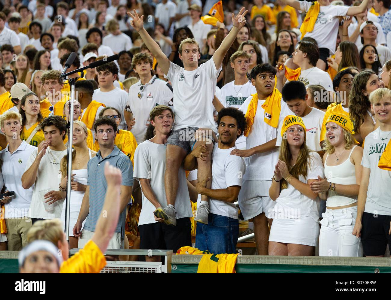 November 15, 2025 Baylor Bears students during the 1st half of the NCAA ...