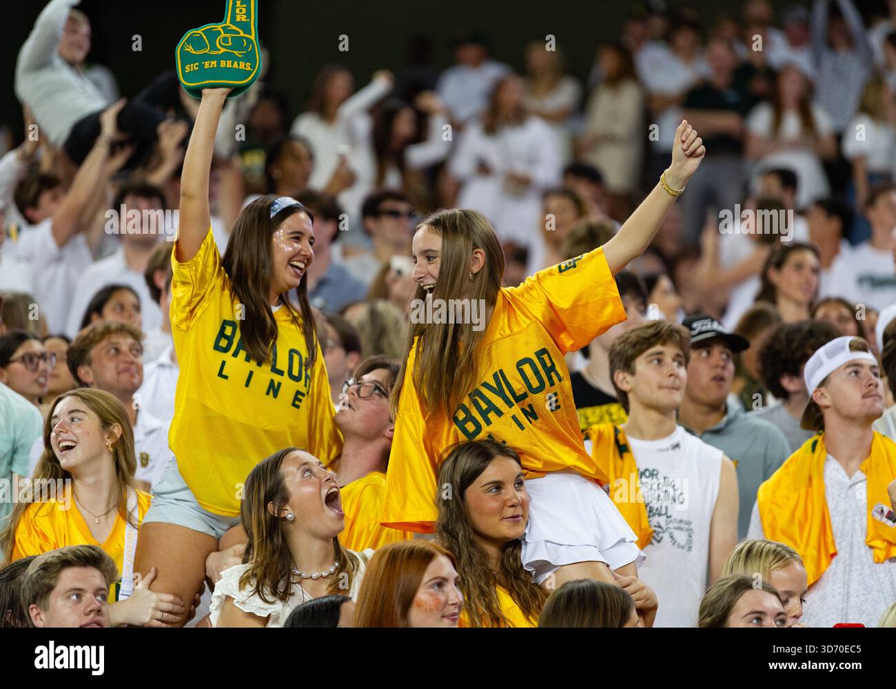 November 15, 2025 Baylor Bears students during the 1st half of the NCAA ...