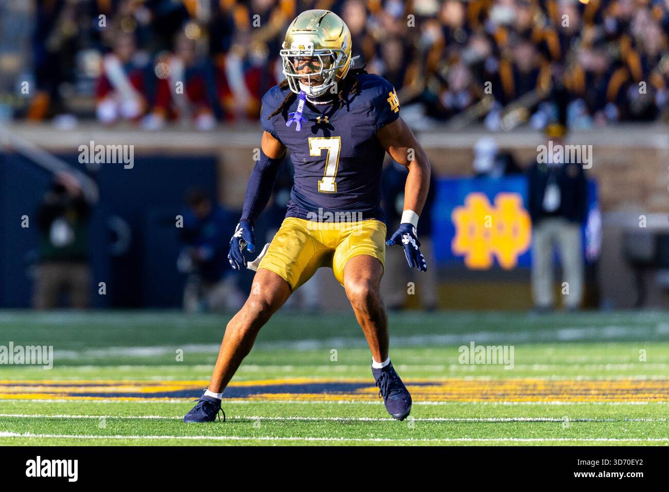 November 22, 2025: Notre Dame safety Jalen Stroman (7) during NCAA ...