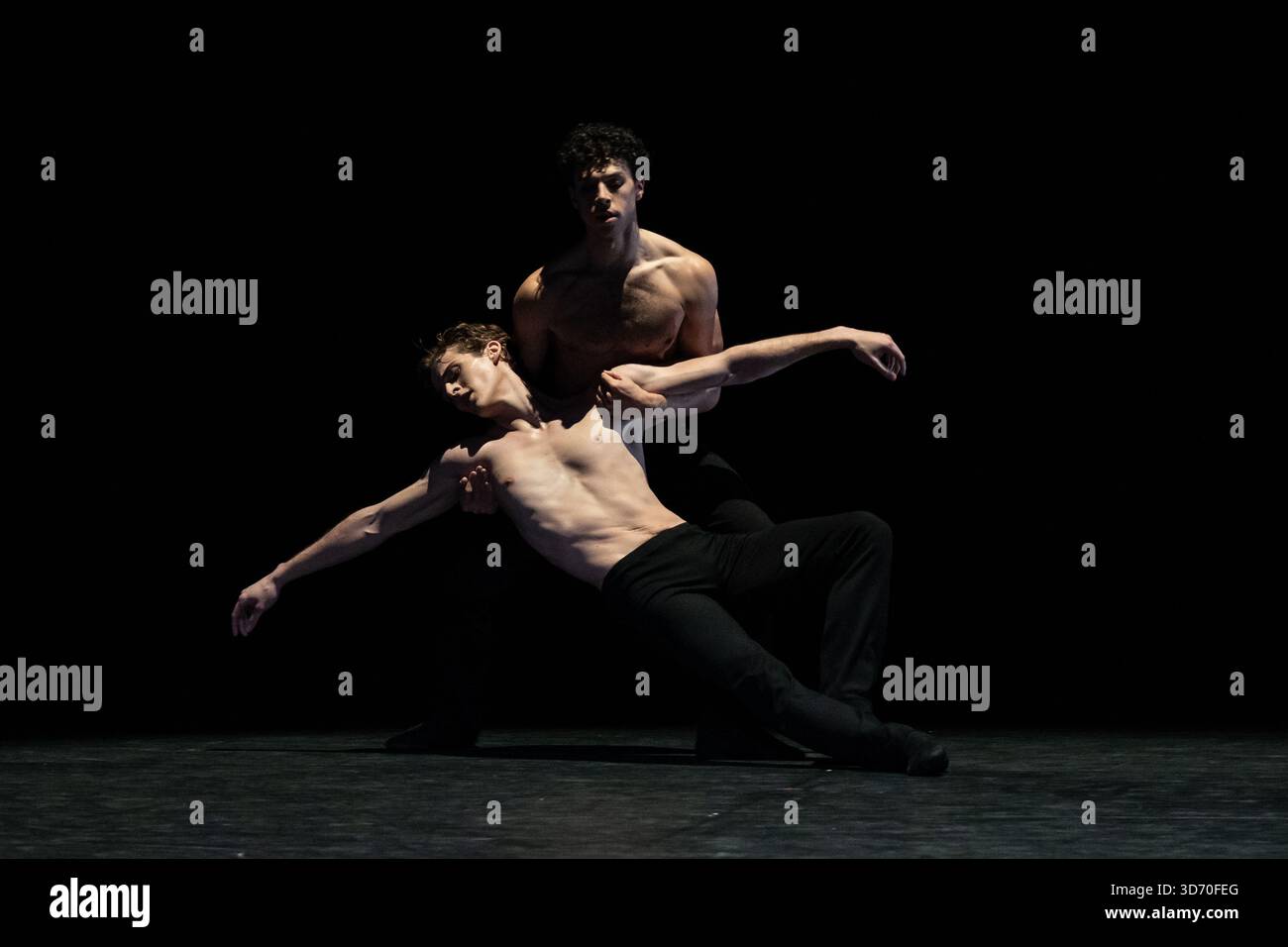 Dancers Timothy Van Poucke and Conor Walmsley of Dutch National Ballet ...