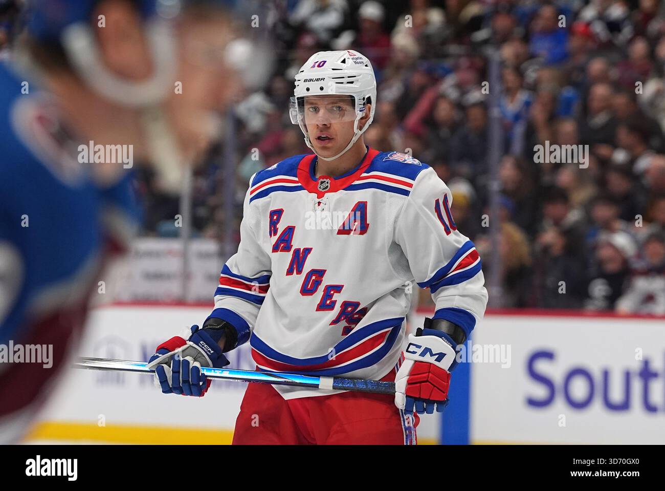 New York Rangers left wing Artemi Panarin (10) in the second period of ...