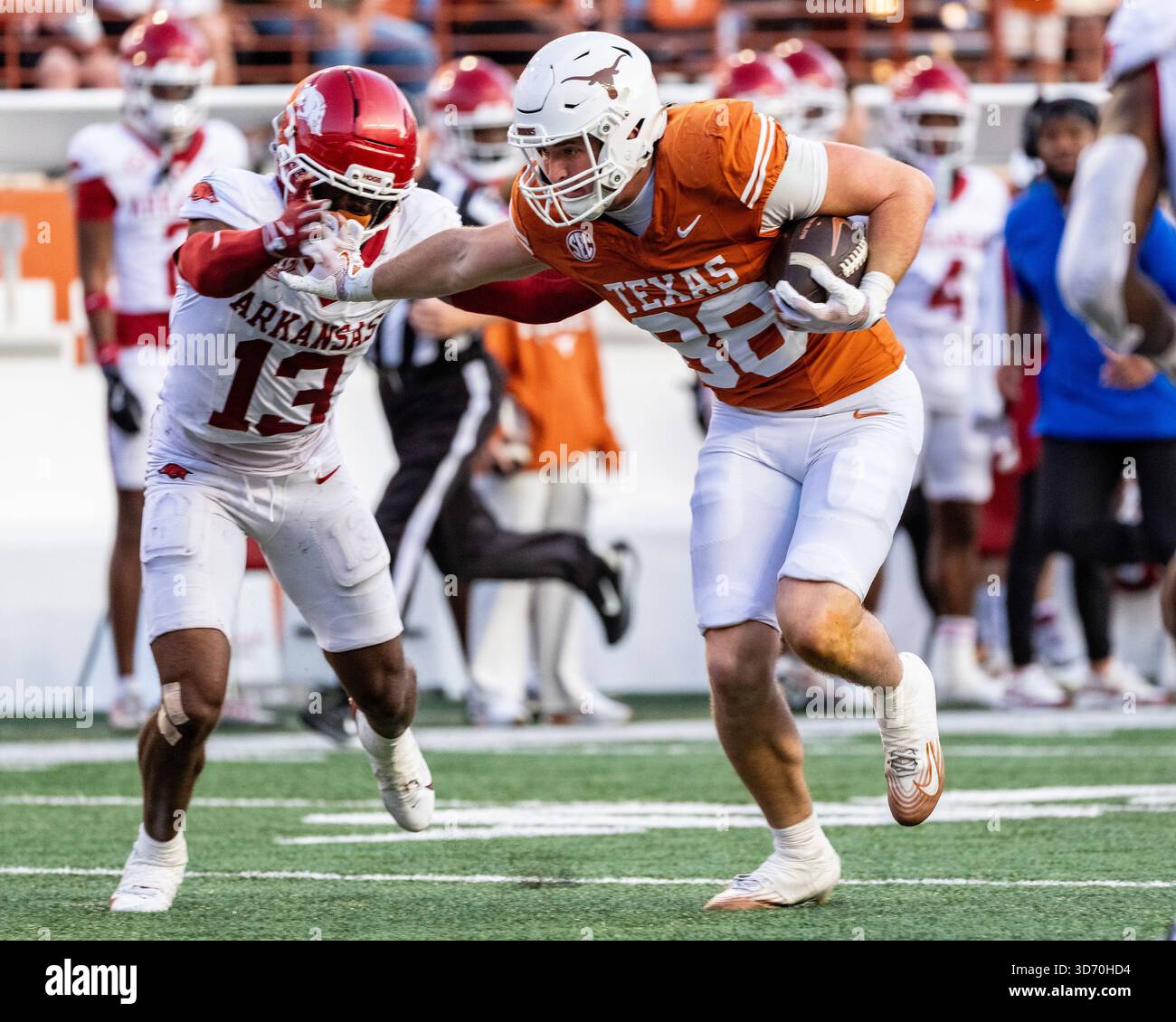 Nov 22, 2025. Jack Endries (88) of the Texas Longhorns in action vs the ...