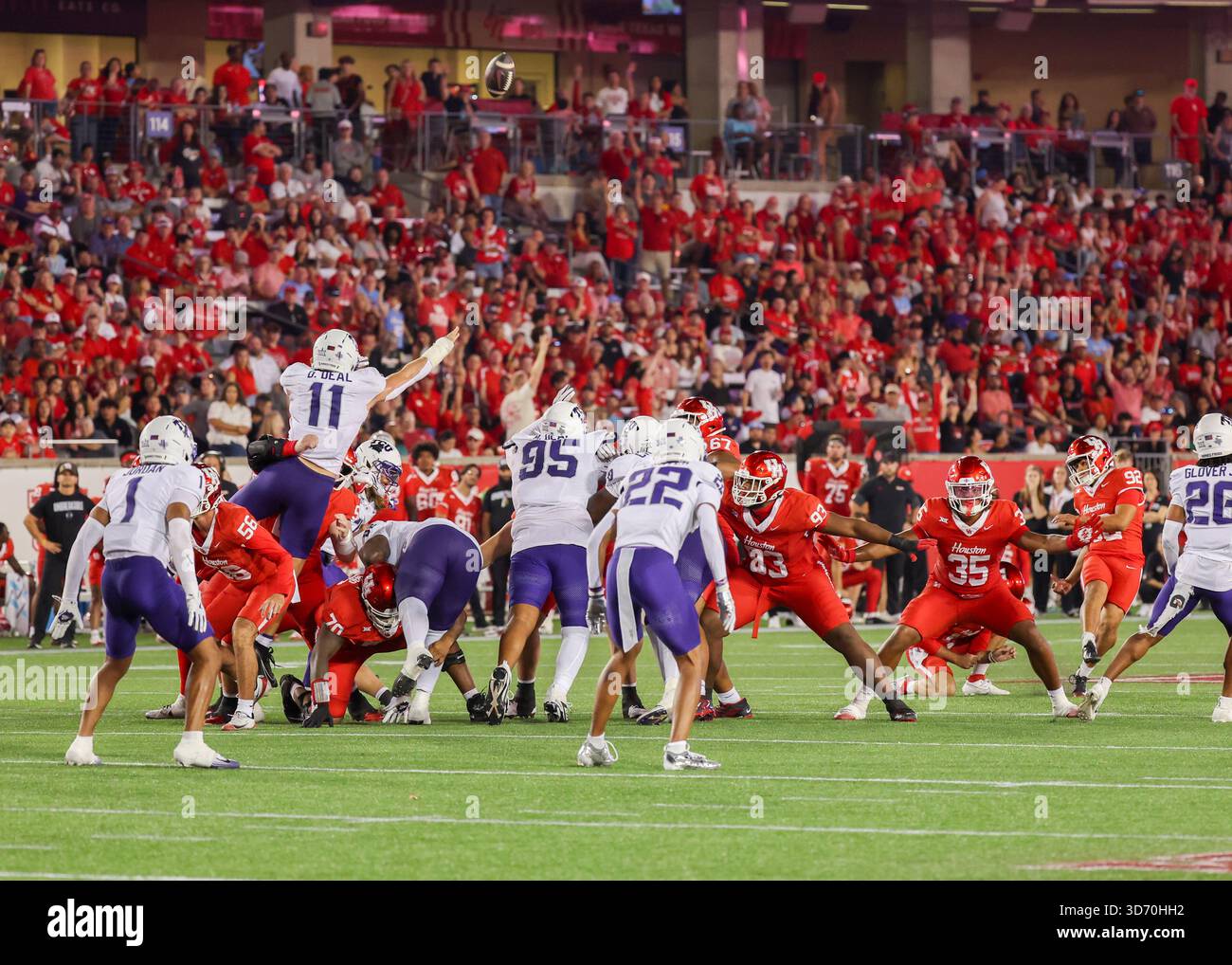 HOUSTON, TX - NOVEMBER 22: during the college football game between the ...