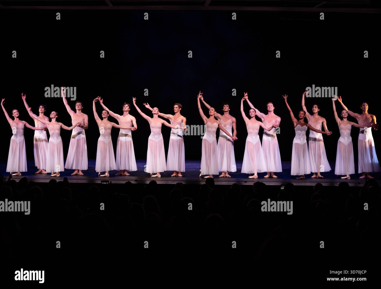 Dancers of Dutch National Ballet bow after performing 'The Chairman ...