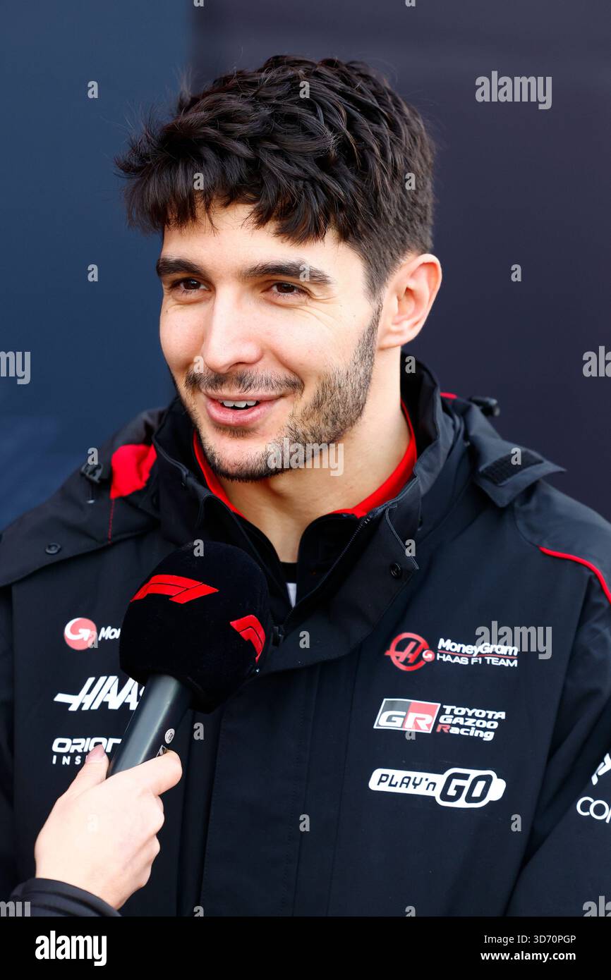 LAS VEGAS, NV - NOVEMBER 22: Esteban Ocon, driver of the #31 Haas F1 ...