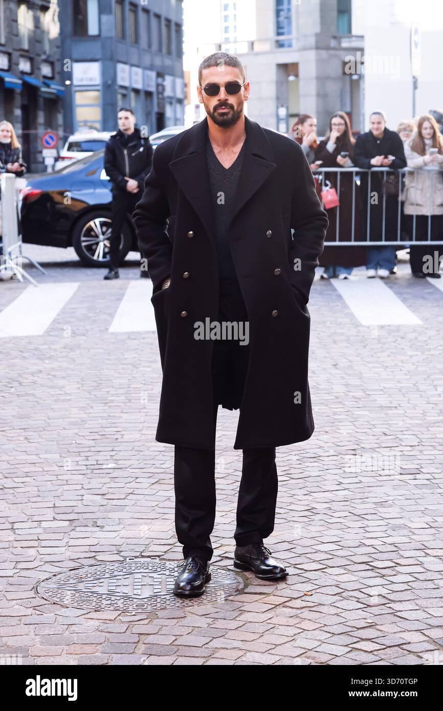 Milan, Arrivals at the Vanity Fair Stories 2025 event at the Teatro ...