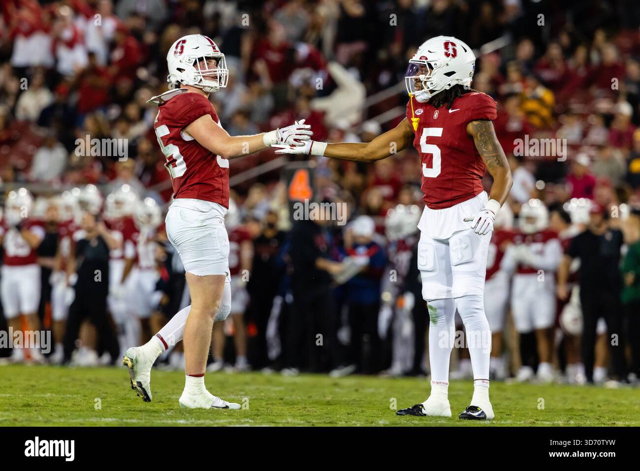 PALO ALTO, CA - NOVEMBER 22: Matt Rose #35 of the Stanford Cardinal and ...