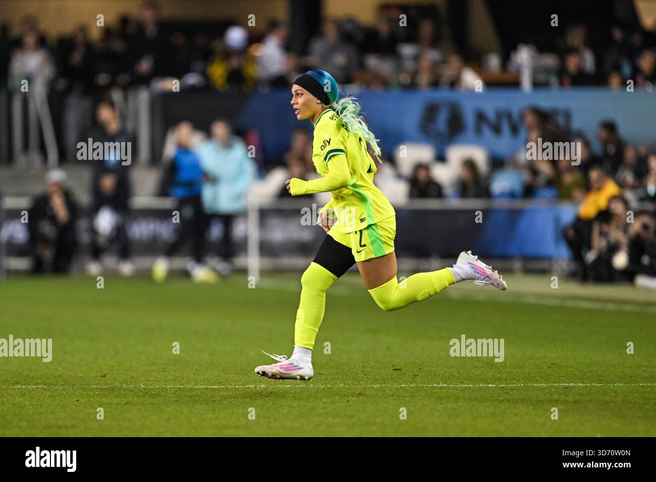 Washington Spirit forward Trinity Rodman (2) enters the game during the ...