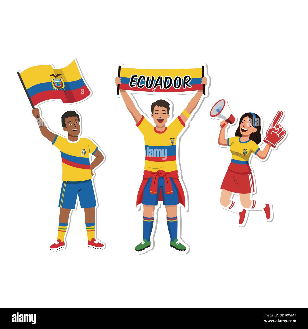 Ecuadorian soccer Stock Vector Images - Alamy