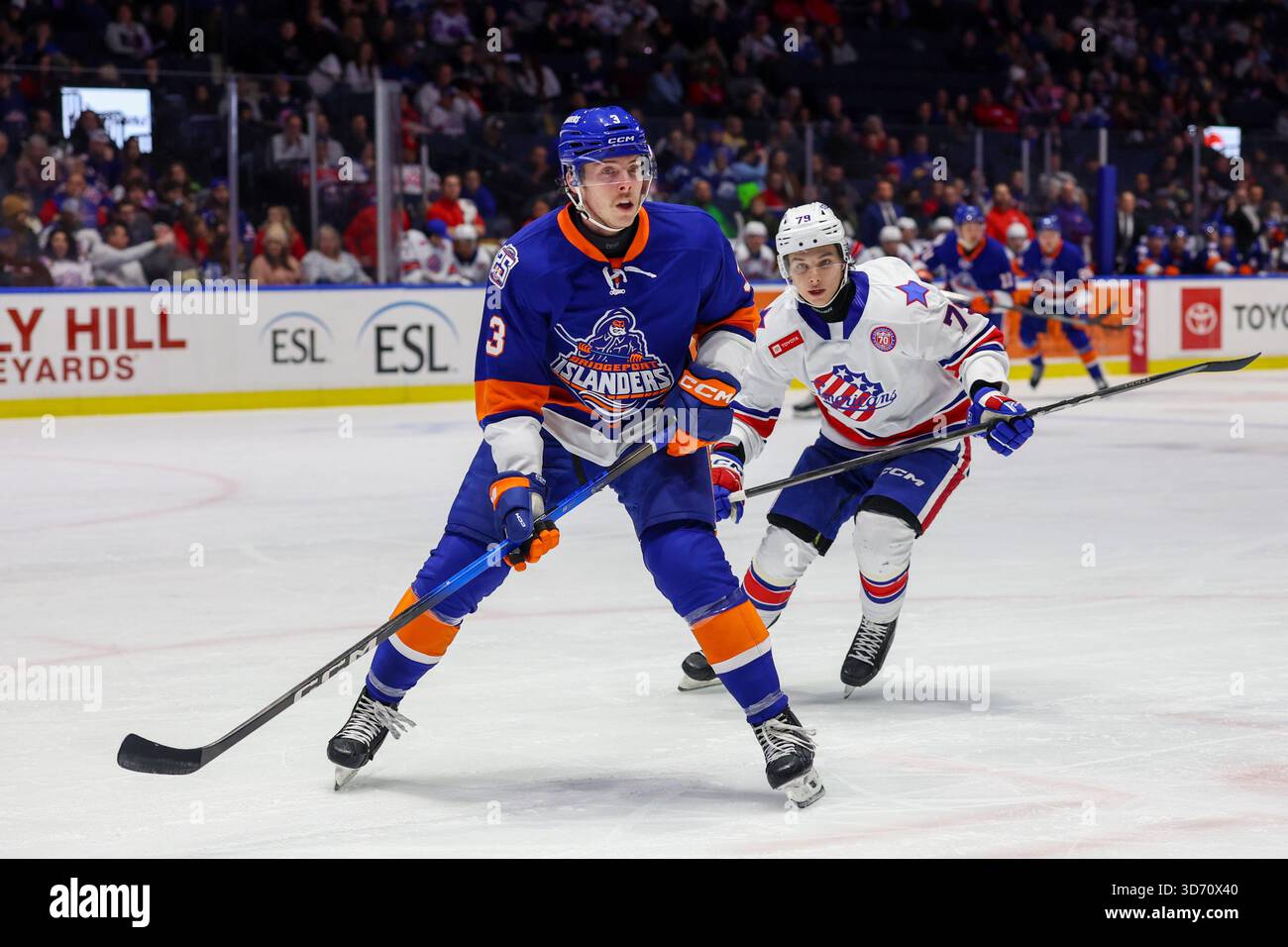 November 21st 2025: Bridgeport Islanders defenseman Cole McWard (3 ...