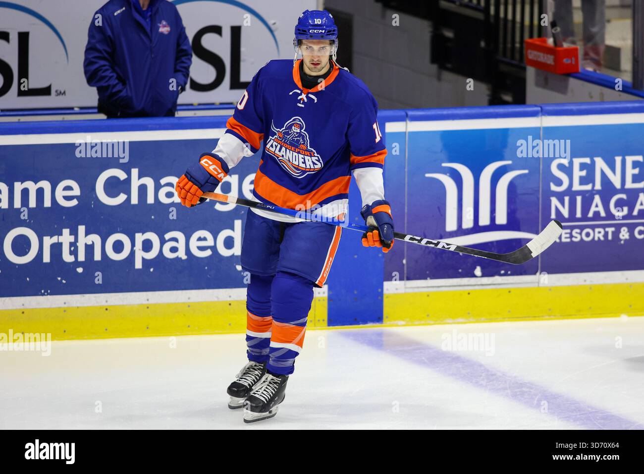 November 21st 2025: Bridgeport Islanders defenseman Travis Mitchell (10 ...