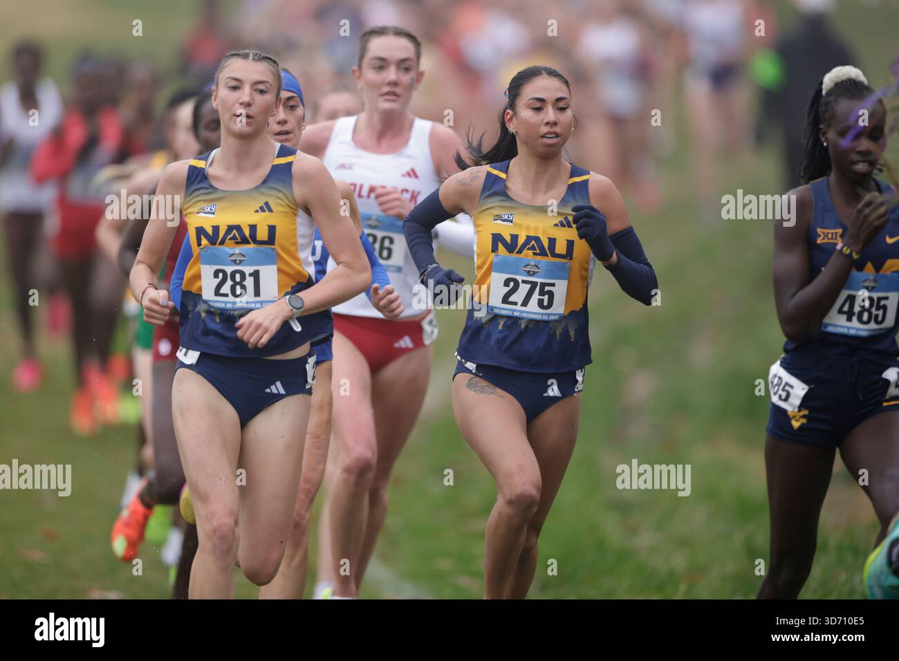 A general image of the first lap of the NCAA Division I Cross Country ...
