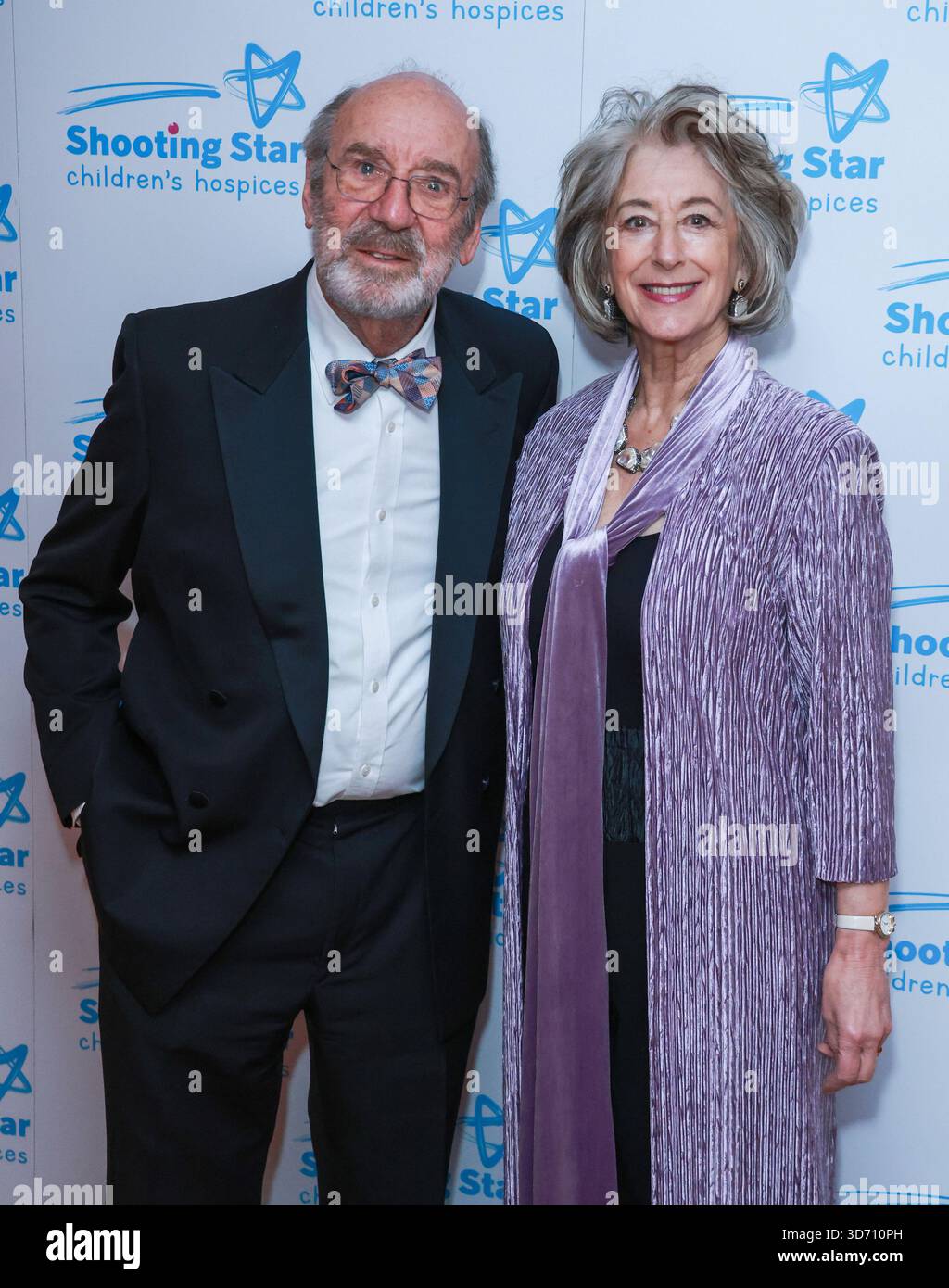David Turner and Dame Maureen Lipman seen attending the Shooting Star ...