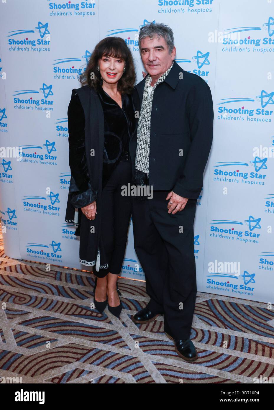 Alison Davis (left) seen attending the Shooting Star Ball in aid of ...
