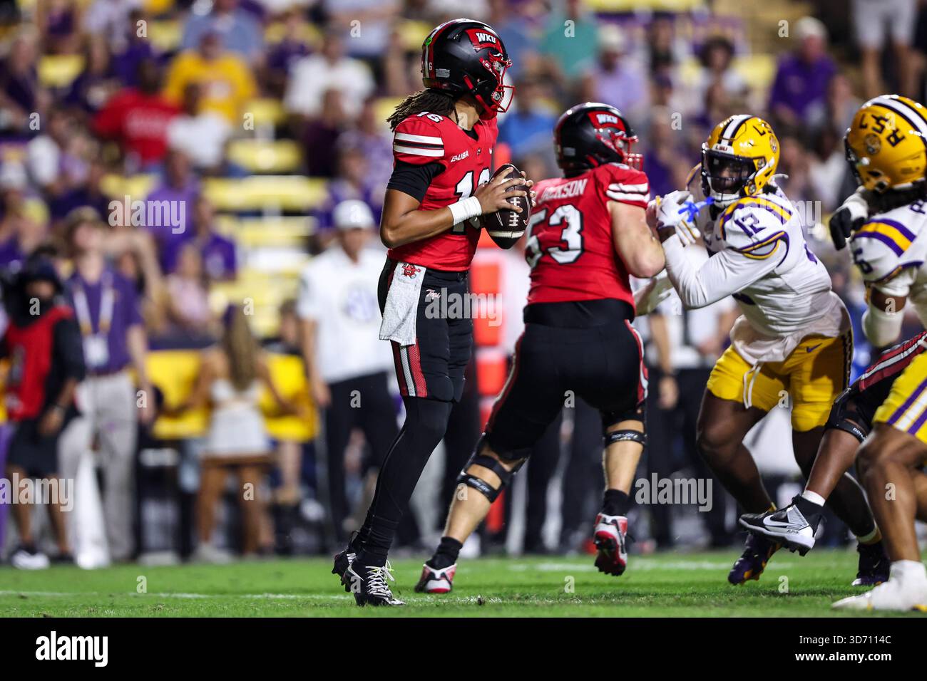 November 22, 2025: Western Kentucky quarterback Rodney Tisdale Jr. (16 ...