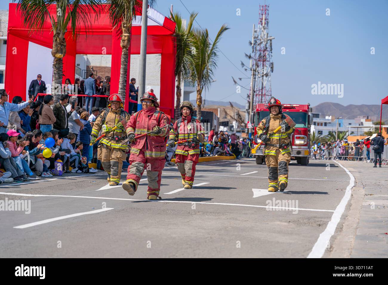 Fire axe firefighters ceremony hi-res stock photography and images - Alamy