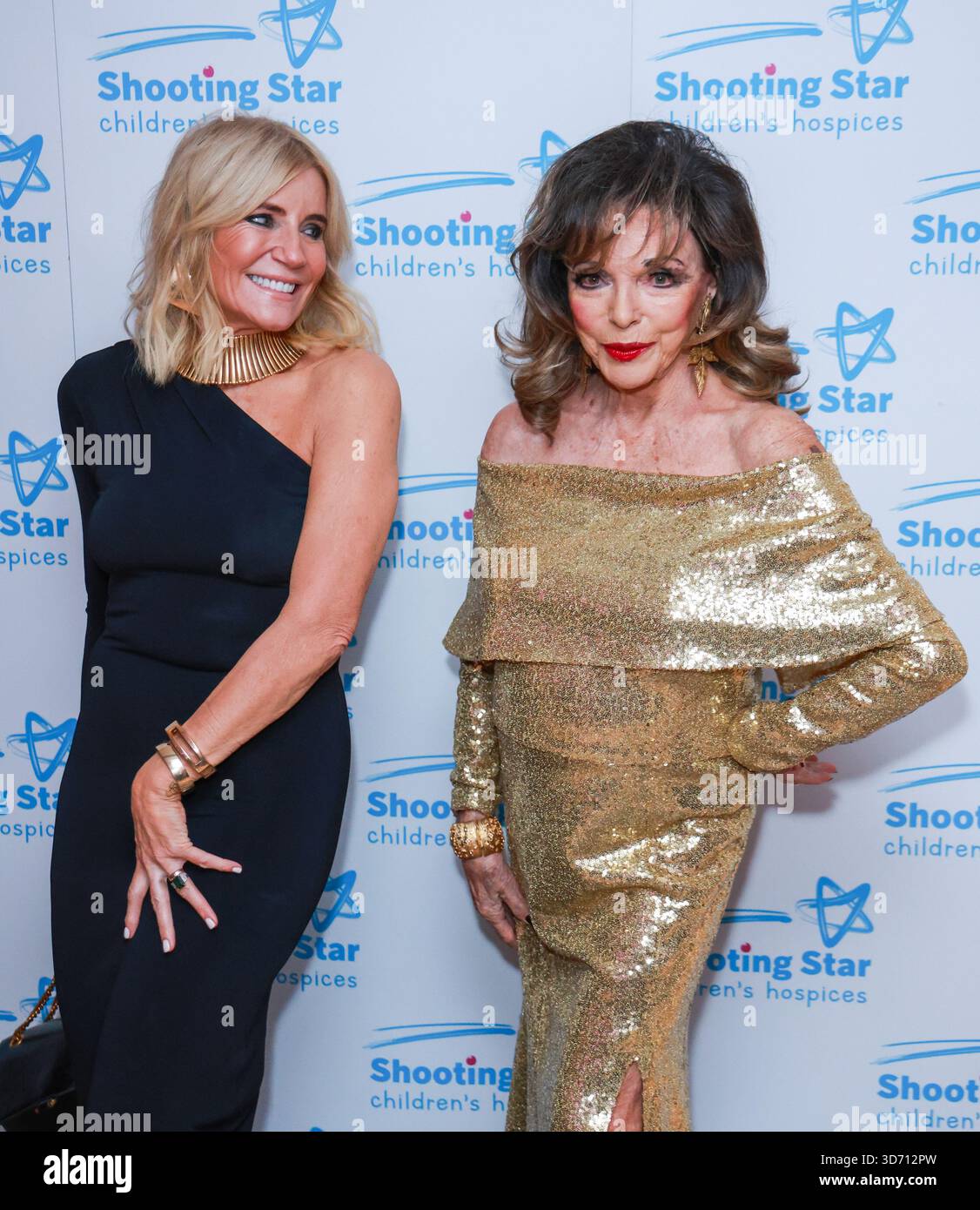 Michelle Collins and Dame Joan Collins seen attending the Shooting Star ...