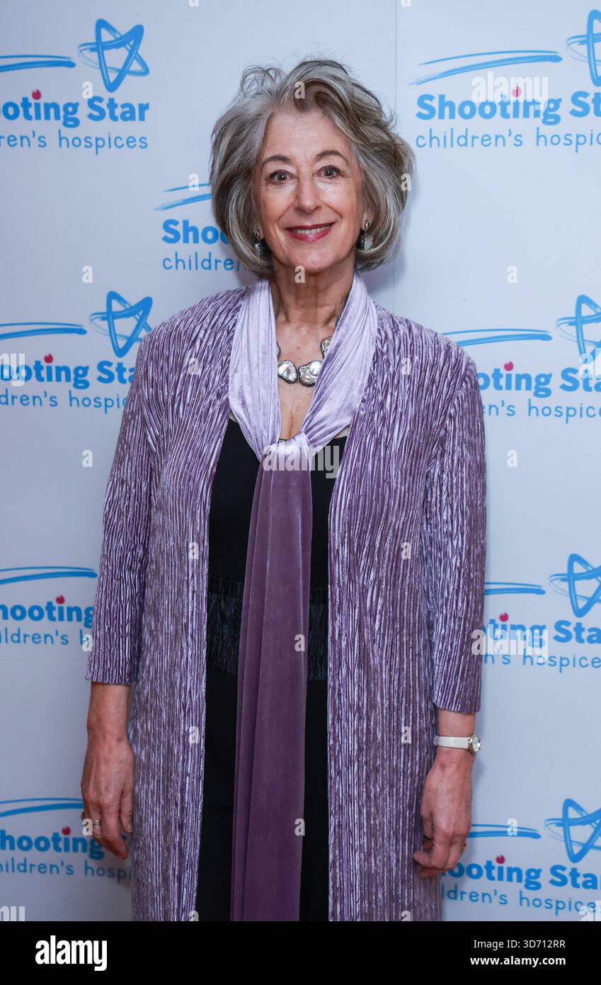 Dame Maureen Lipman seen attending the Shooting Star Ball in aid of ...