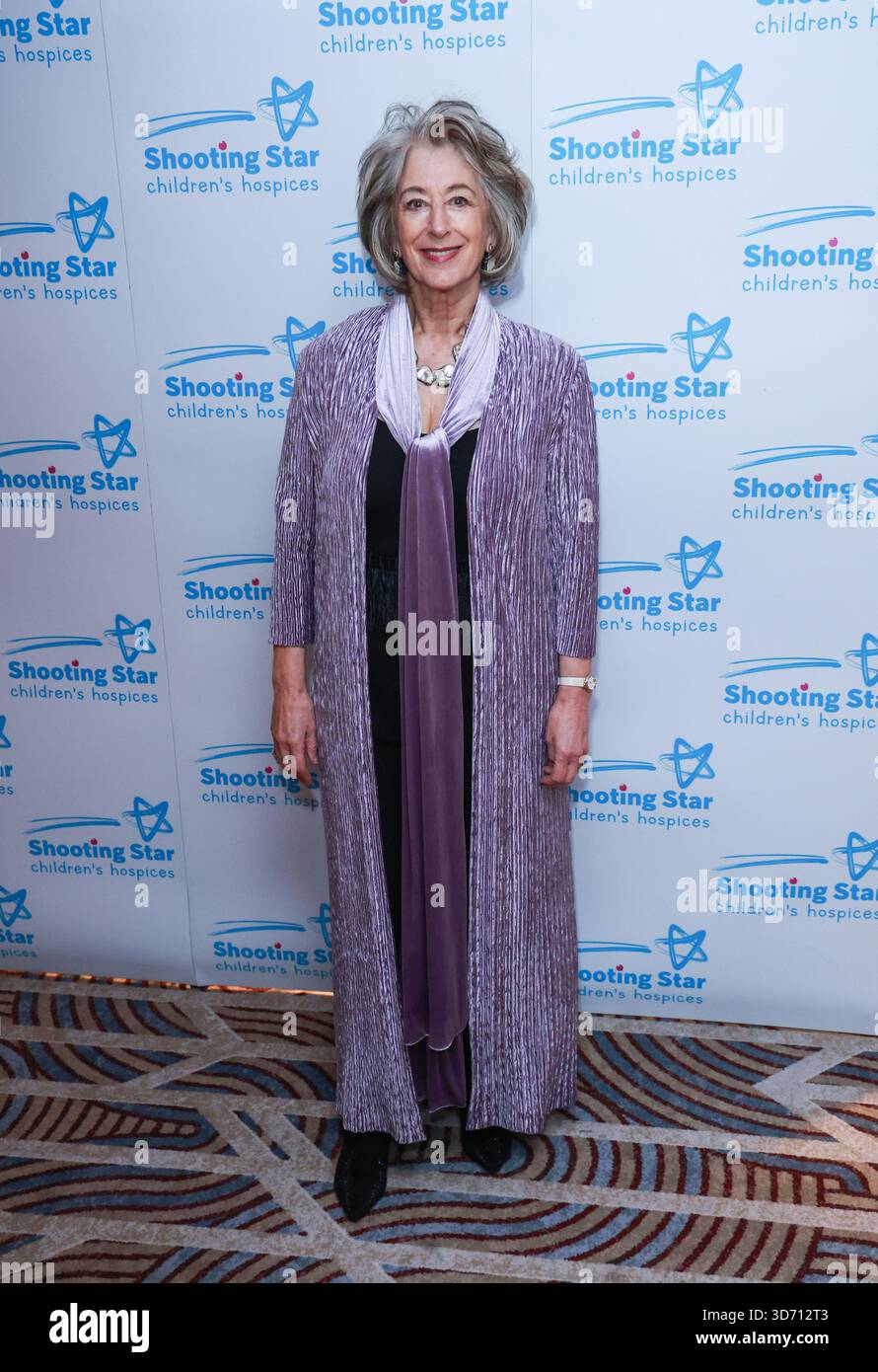Dame Maureen Lipman seen attending the Shooting Star Ball in aid of ...