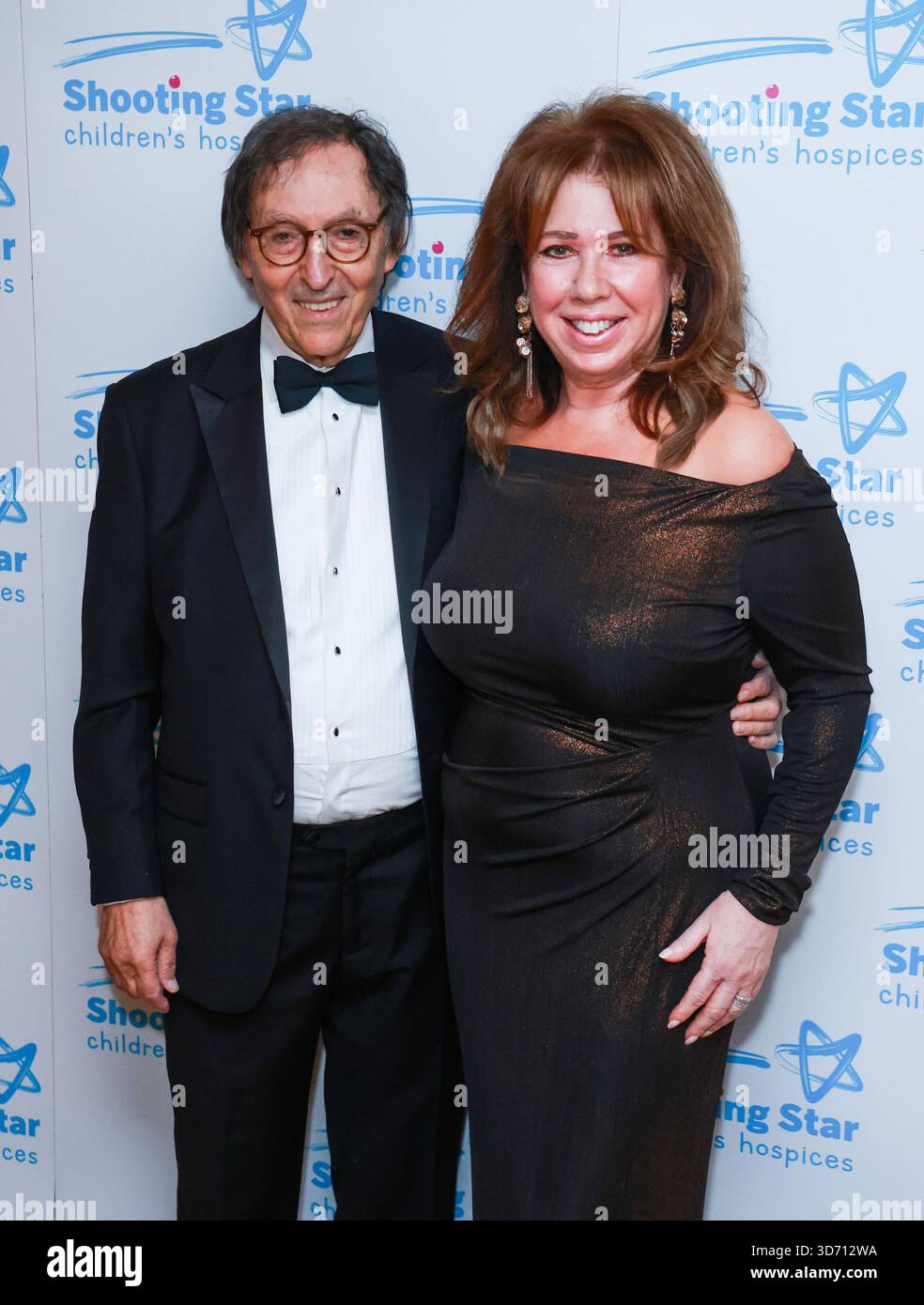 Don Black CBE and Karen Sugarman MBE seen attending the Shooting Star ...