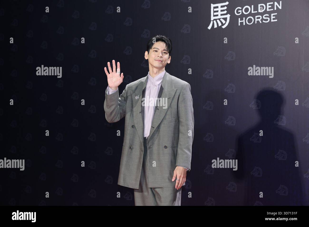 Taiwanese actor Austin Lin on the red carpet of the 62nd Golden Horse ...