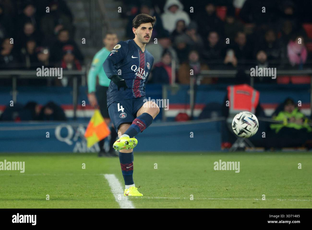 Lucas Beraldo of PSG during the French championship Ligue 1 football ...