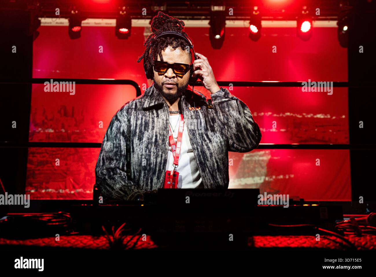 DEE-MEE, a finalist in the Your Shot USA DJ competition, performs at ...