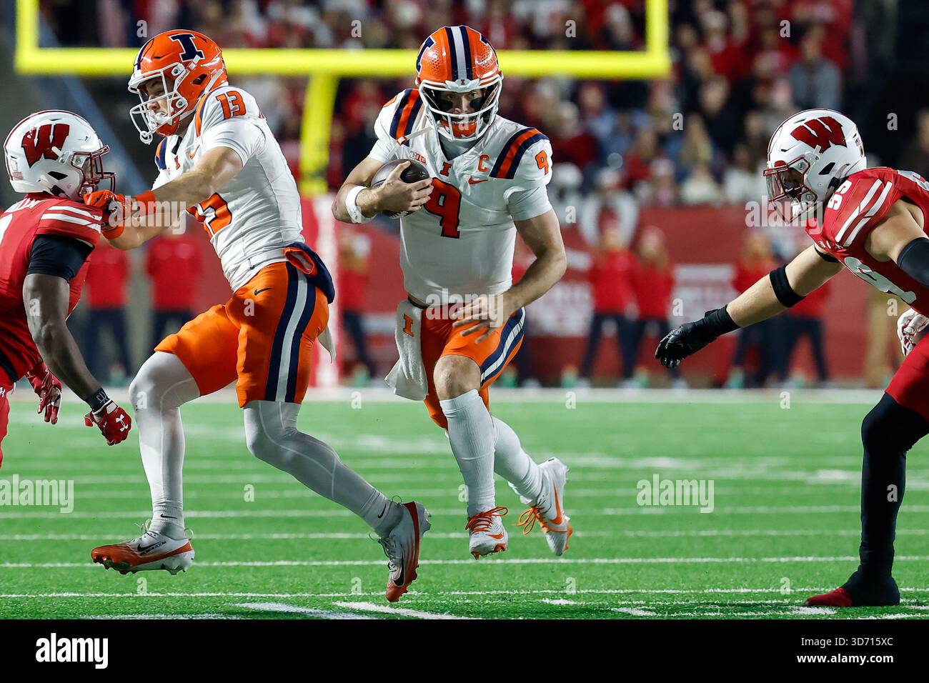 November 22, 2025: Illinois Fighting Illini quarterback Luke Altmyer (9 ...