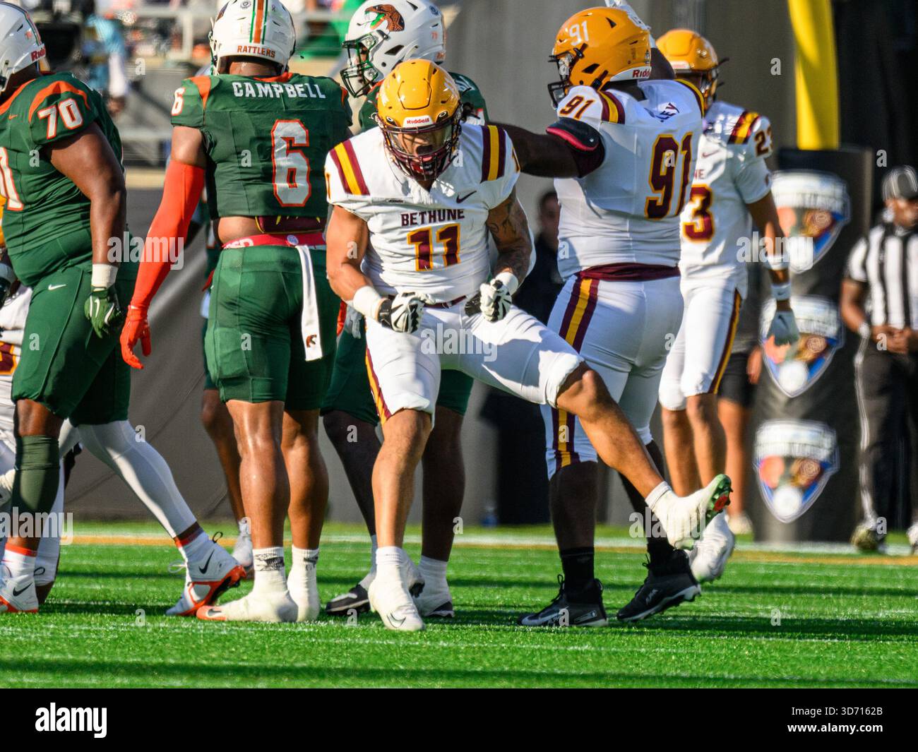 November 22, 2025: Bethune-Cookman Wildcats defensive end Isaiah ...