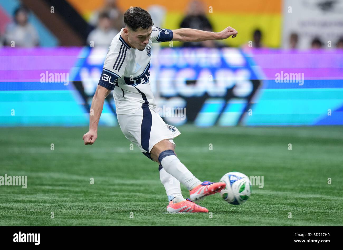 Vancouver Whitecaps' Sebastian Berhalter scores against Los Angeles FC ...