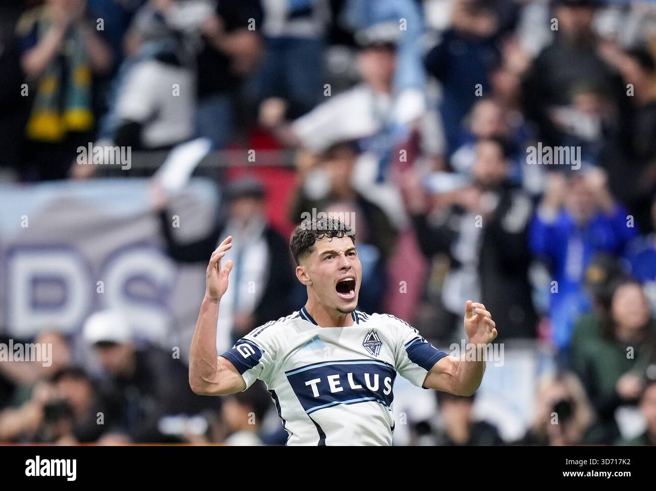 Vancouver Whitecaps' Sebastian Berhalter celebrates his goal against ...