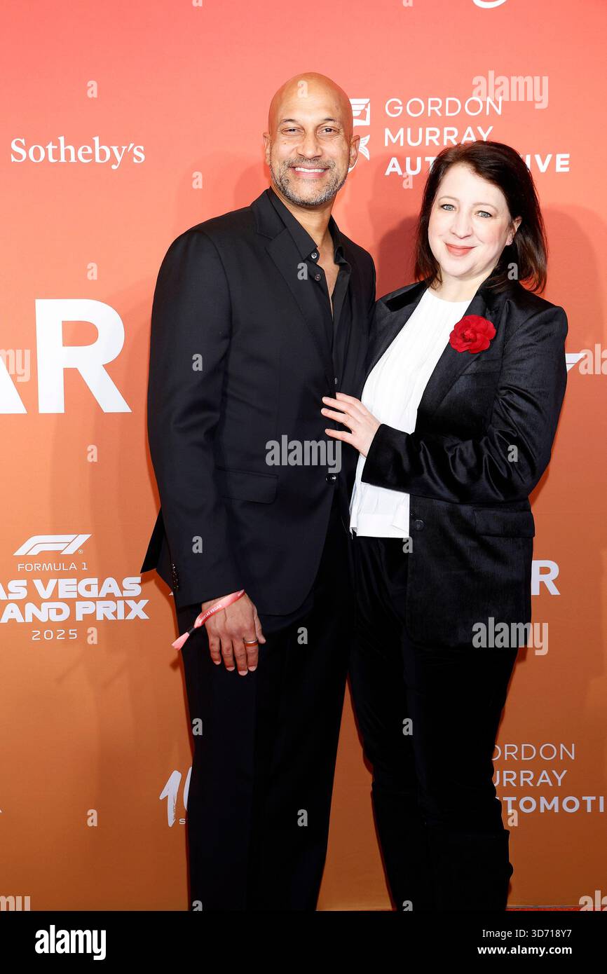 November 22, 2025, Las Vegas, Nevada, USA: Keegan-Michael Key, Elle Key ...