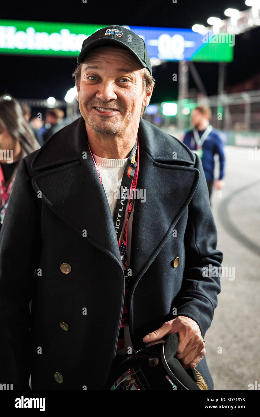 Jeremy Renner (USA) Actor. 22.11.2025. Formula 1 World Championship, Rd ...