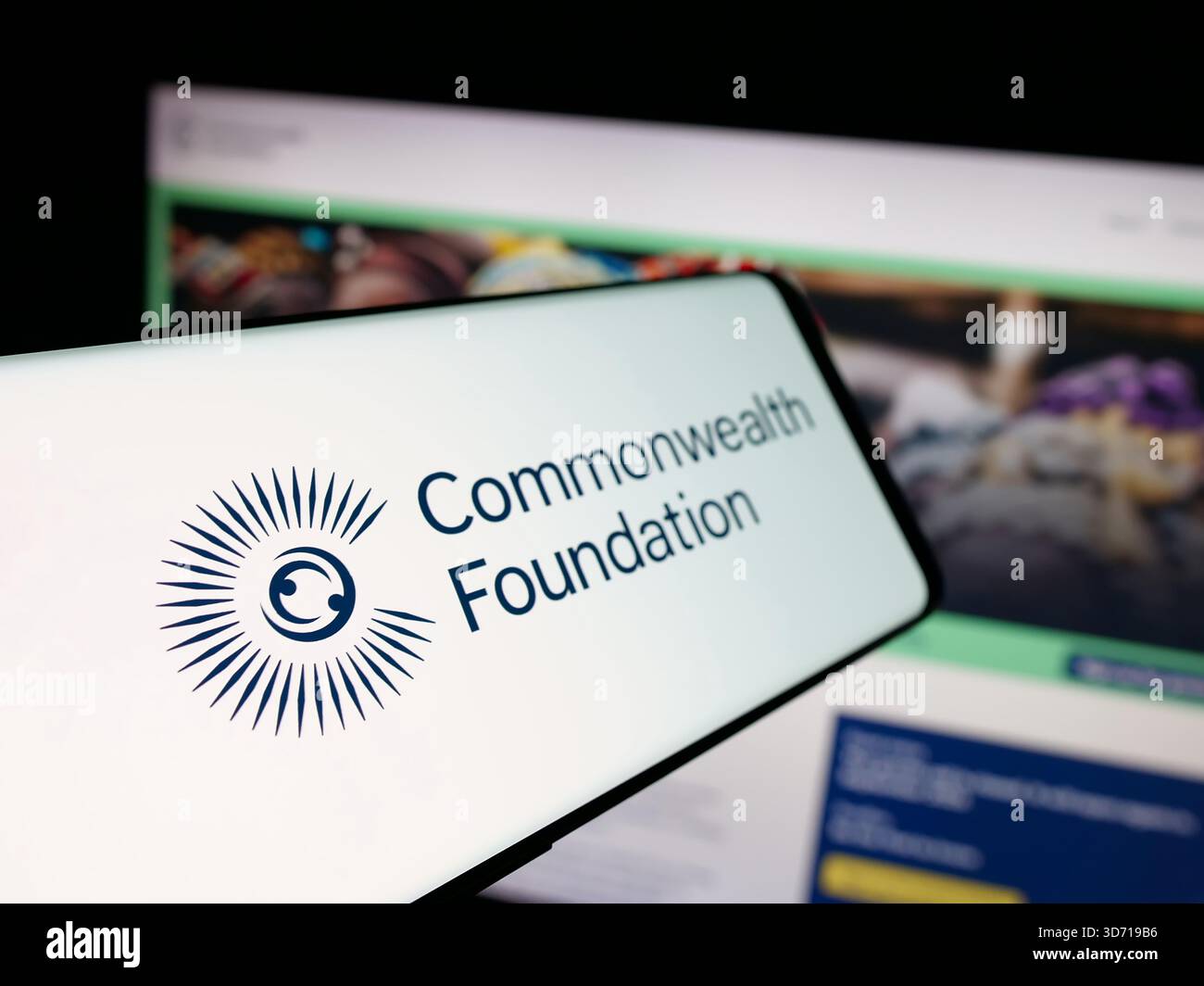 In this photo illustration, a smartphone with the logo of organisation ...