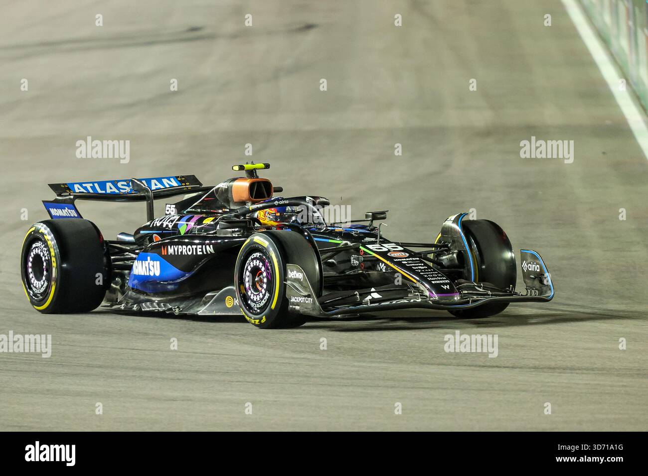 November 22, 2025: Atlassian Williams Racing, Mercedes driver Carlos ...