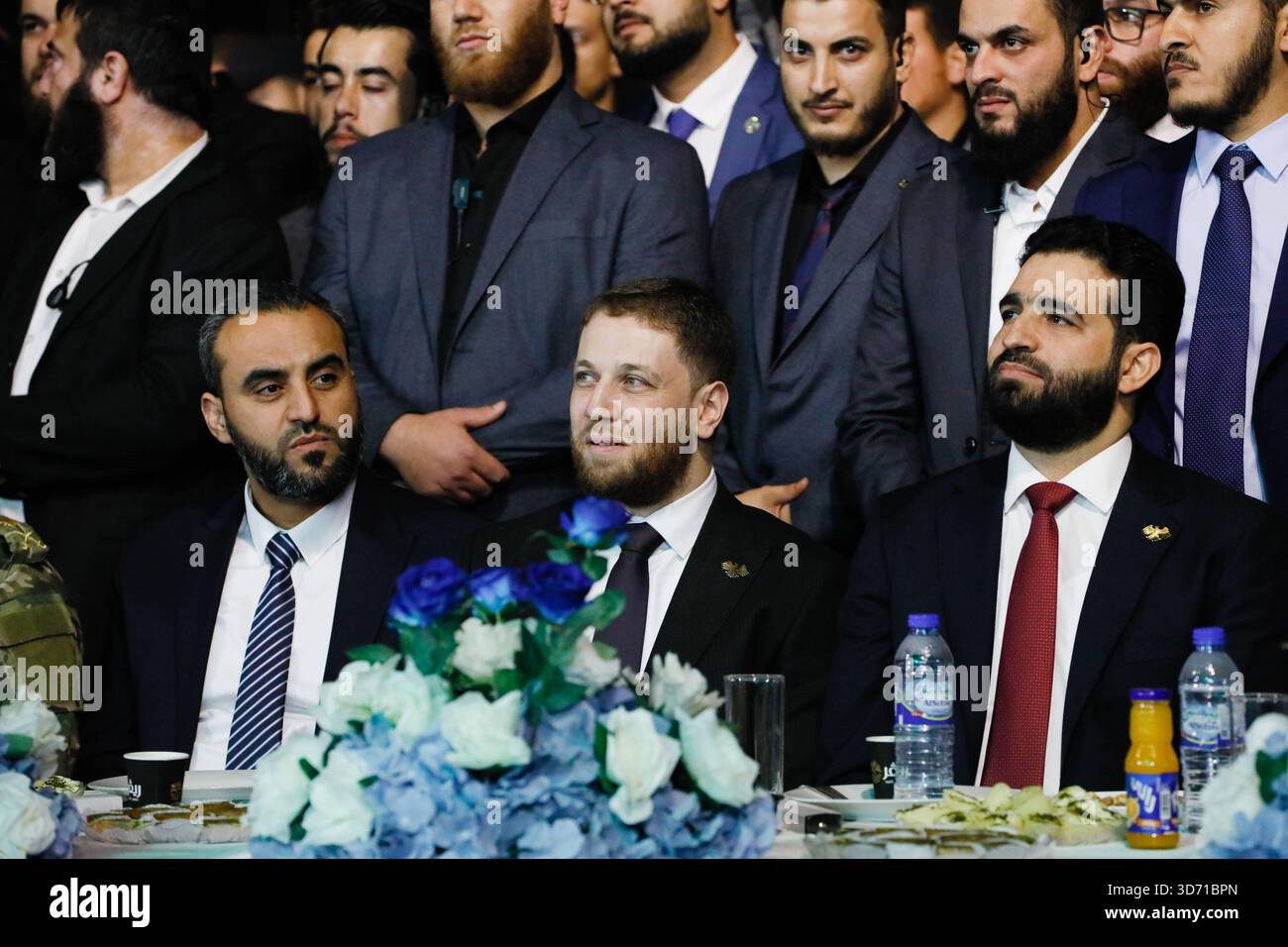 Ministers of the new Syrian government Hama, Syria NOVEMBER 22, 2025 ...