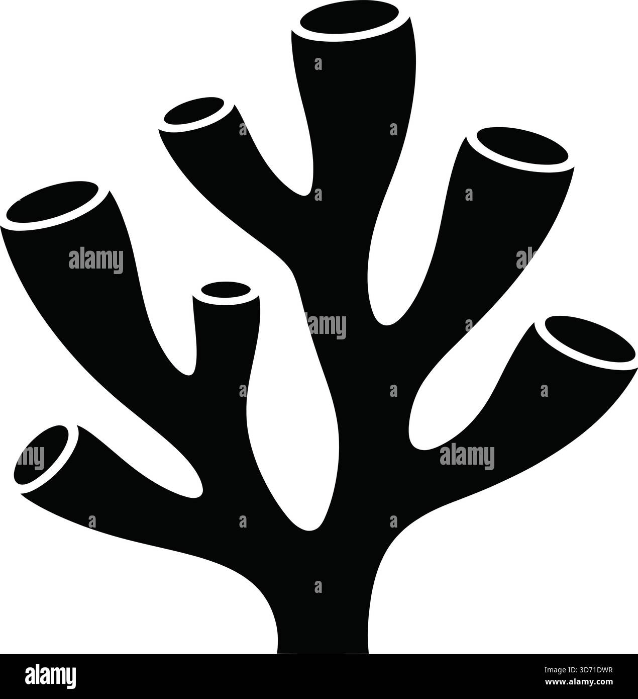 Tubular branch Black and White Stock Photos & Images - Alamy
