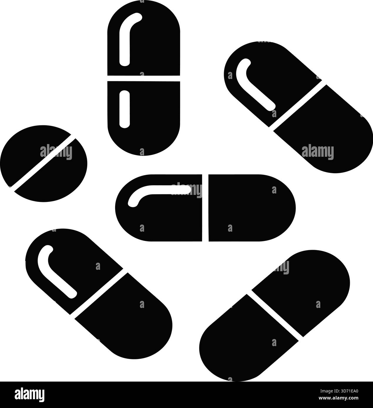 Oblong tablet Cut Out Stock Images & Pictures - Alamy