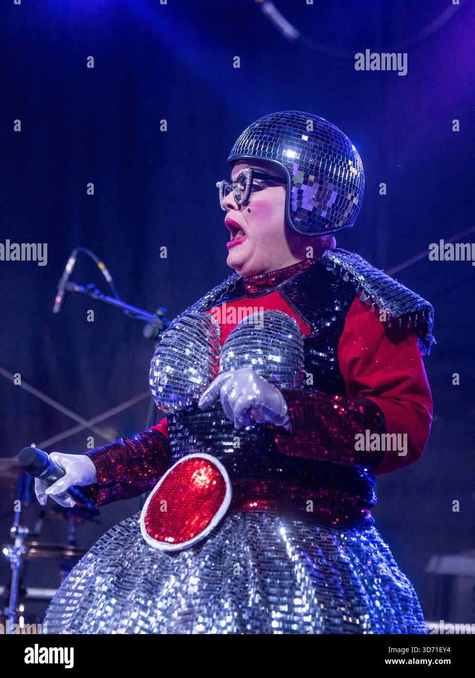 Stafford, UK. 23rd Nov 2025. Stafford Christmas Lights Switch On with ...