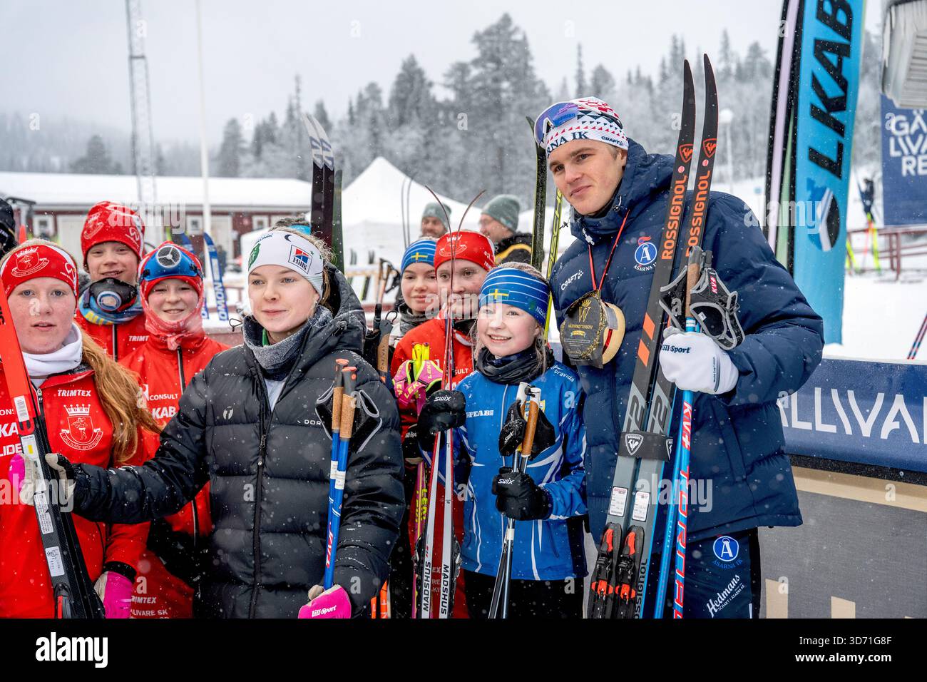 GÄLLIVARE, SWEDEN 20251122Sweden's Edvin Anger, Åsarna IK, during the ...