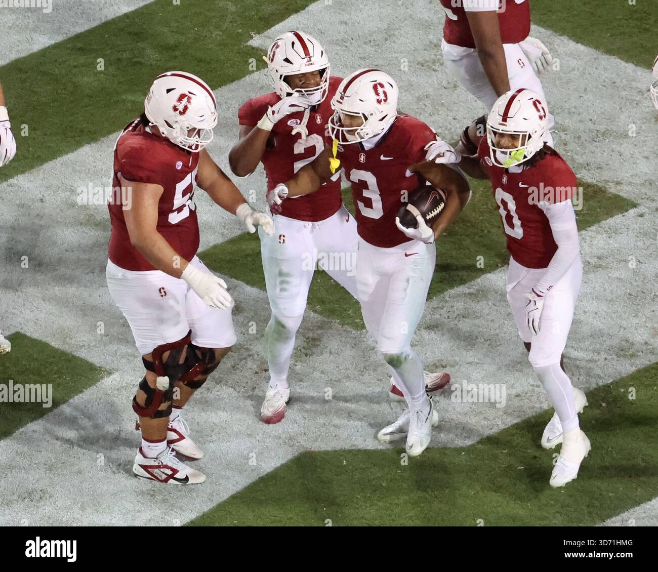 November 22, 2025, Palo Alto, California, USA: Stanford Cardinal wide ...