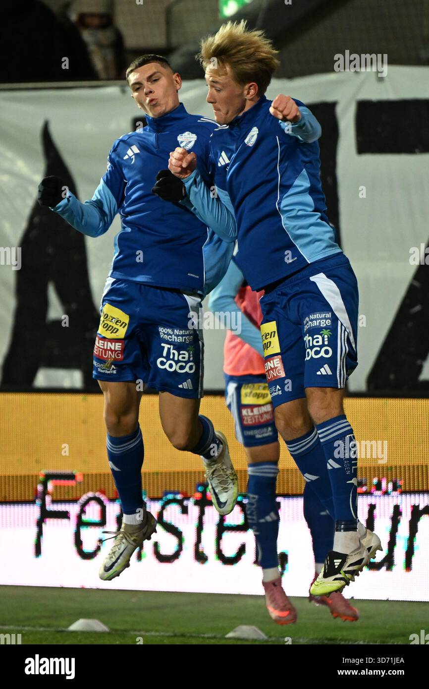The image shows Elias Havel (Hartberg) and Benjamin Markus (Hartberg ...