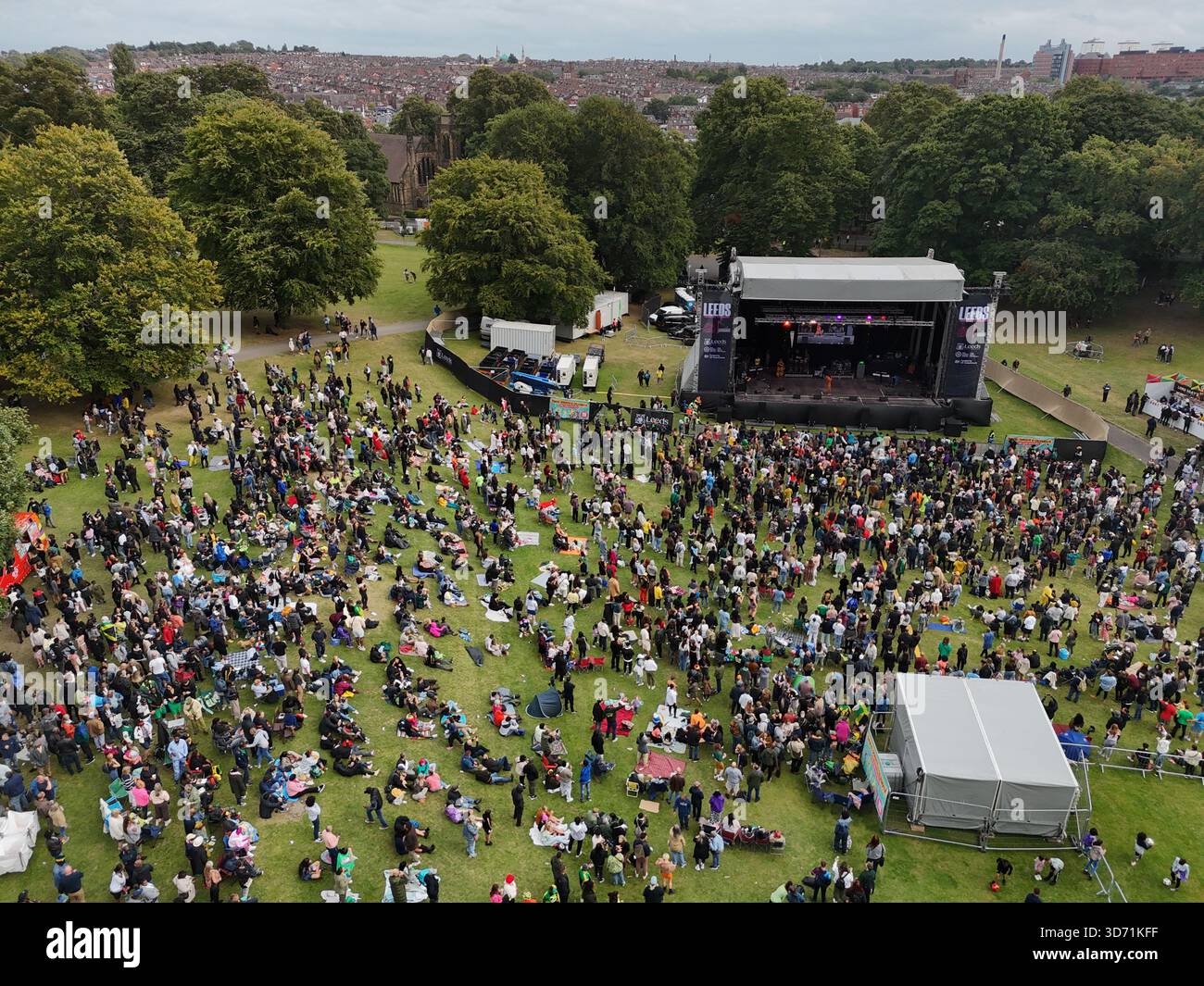 Aerial view vibrant festival hi-res stock photography and images - Alamy