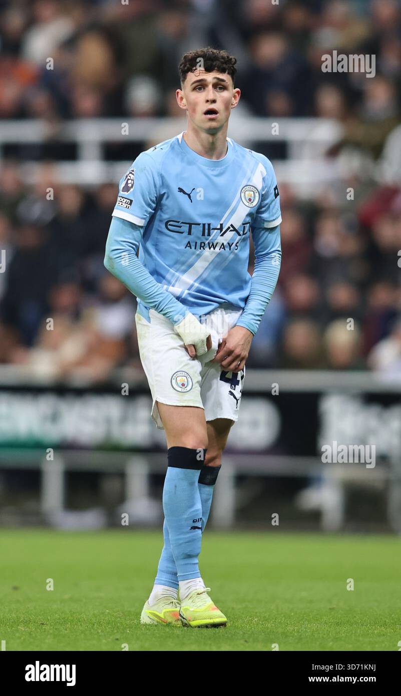 Phil Foden of Manchester City during the Premier League match between ...