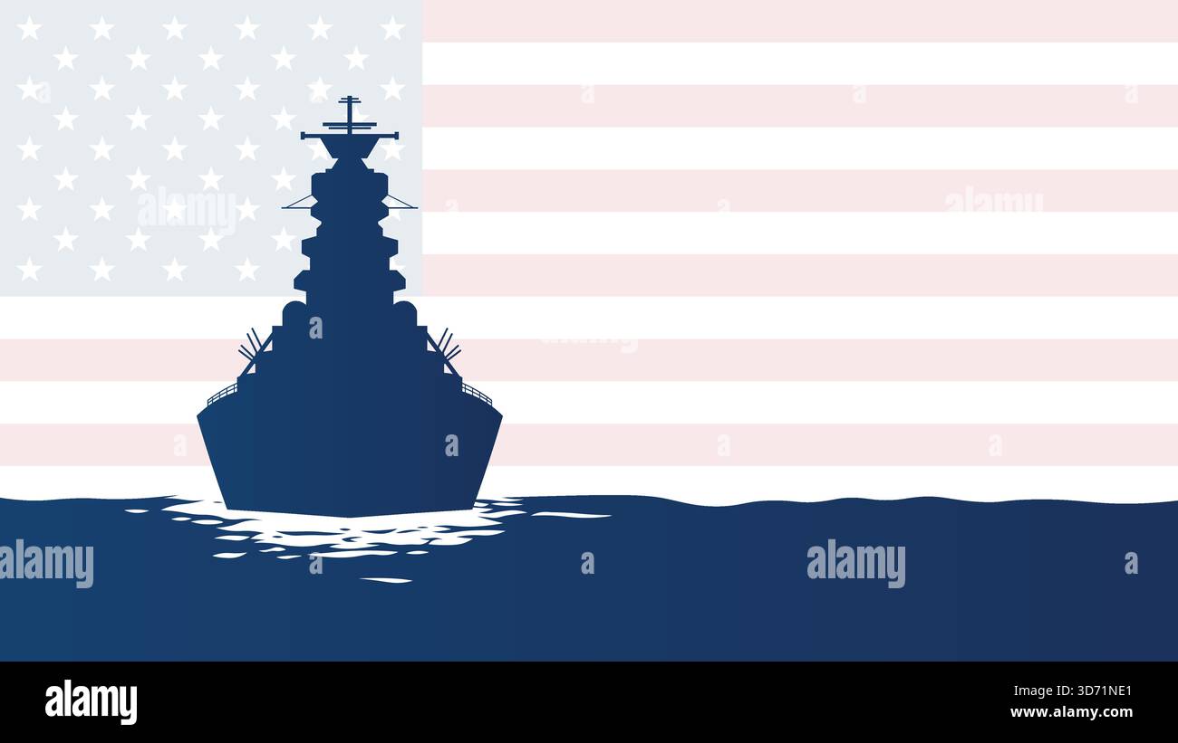 Navy american flag Stock Vector Images - Alamy