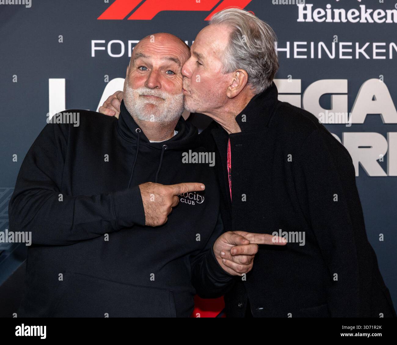 Jose Andres (L) and Thomas Keller (R) attend the Red Carpet at the ...