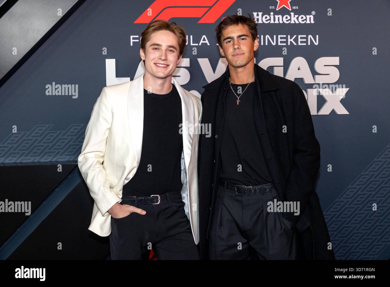 Ollie Muhl (L) and Sam Rappaport (R) attends the Red Carpet at the ...